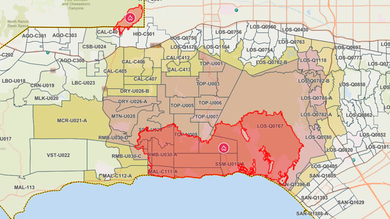 LIVE: Palisades Fire spreads toward Encino, Brentwood - more ...