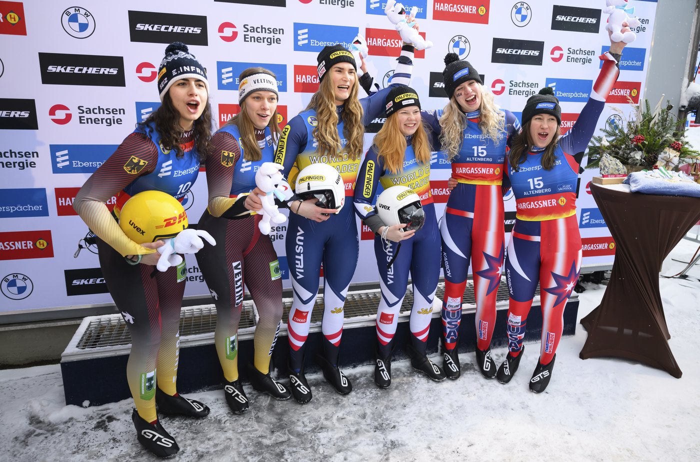 Egle-Kipp win 4th straight World Cup luge race, Forgan-Kirkby medal ...