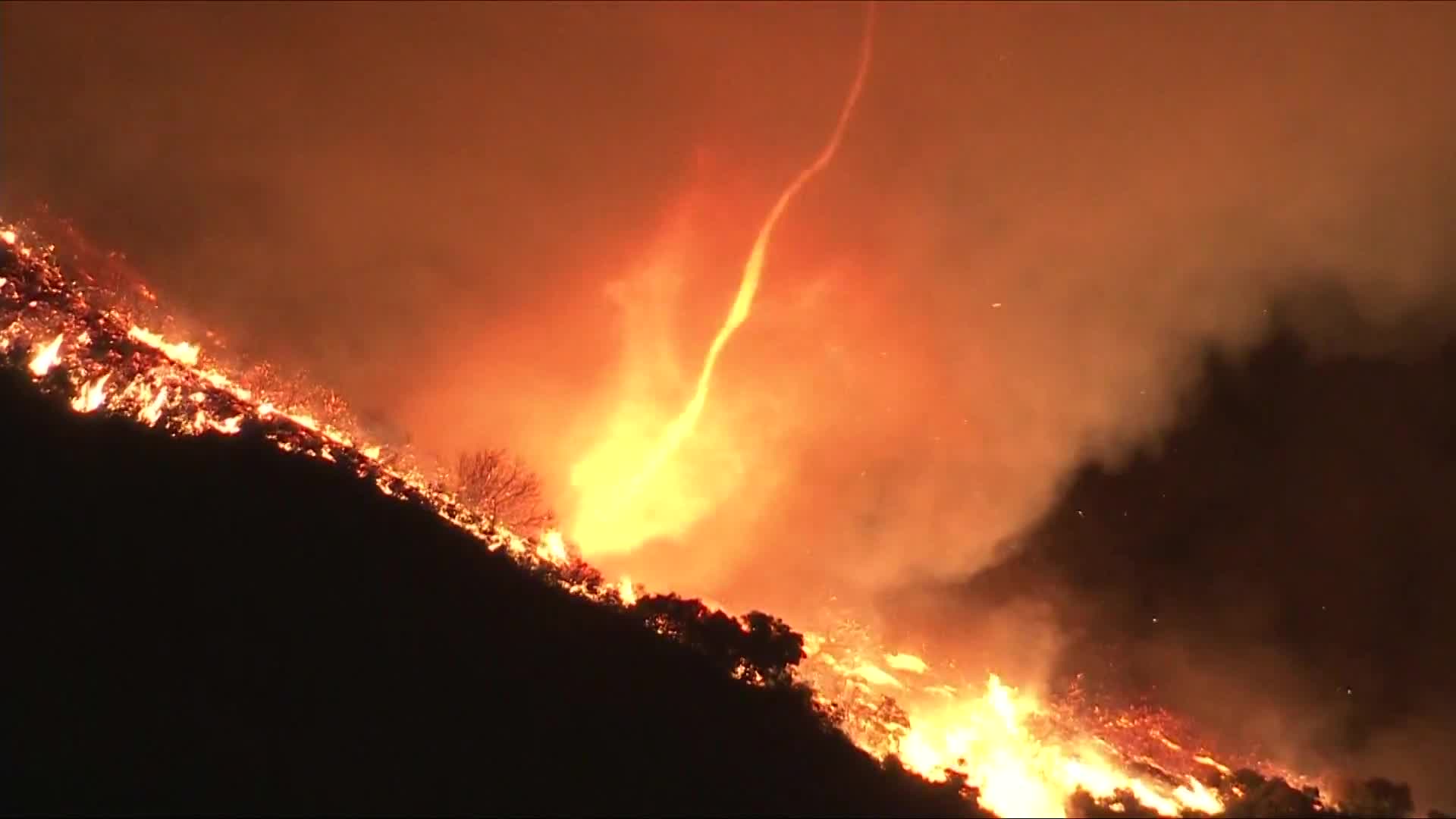 Fire whirls spotted in California wildfires