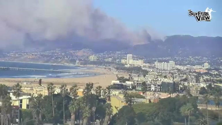 Incredible timelapse shows how quickly Palisades wildfires spread ... Incredible timelapse shows how quickly Palisades wildfires spread ...
