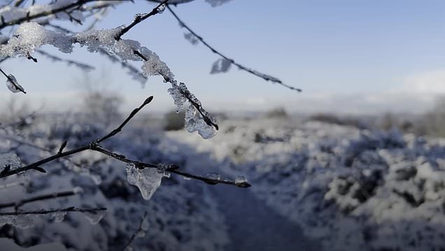 Temperatures plummet to minus 18.9C overnight as cold spell continues
