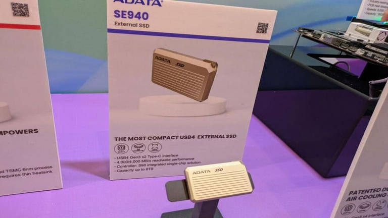 Adata quietly rolls out the smallest USB 4 external SSD to date, and ...