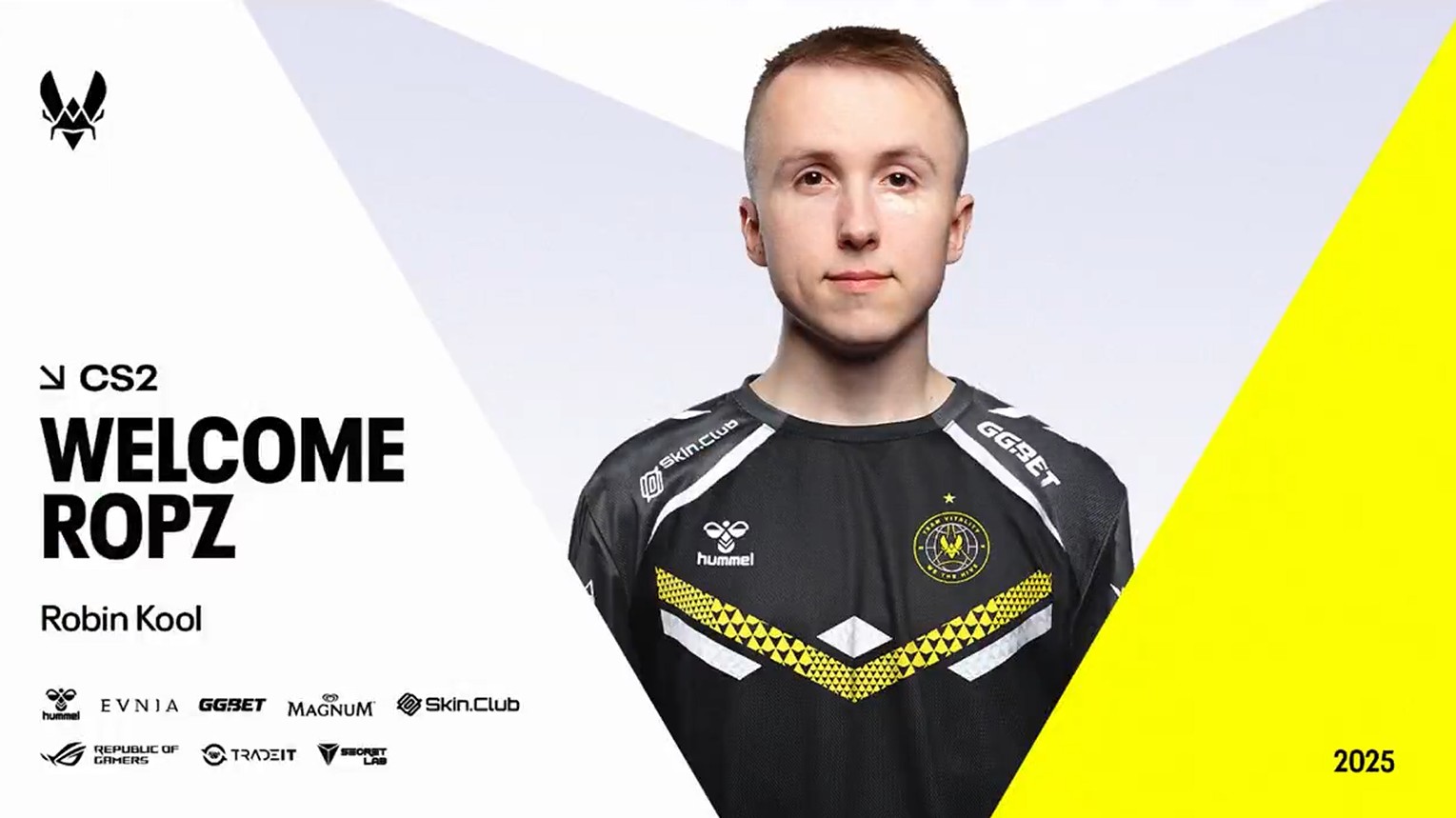 官方：25岁自由人ropz加盟Vitality，填补Spinx离队空缺