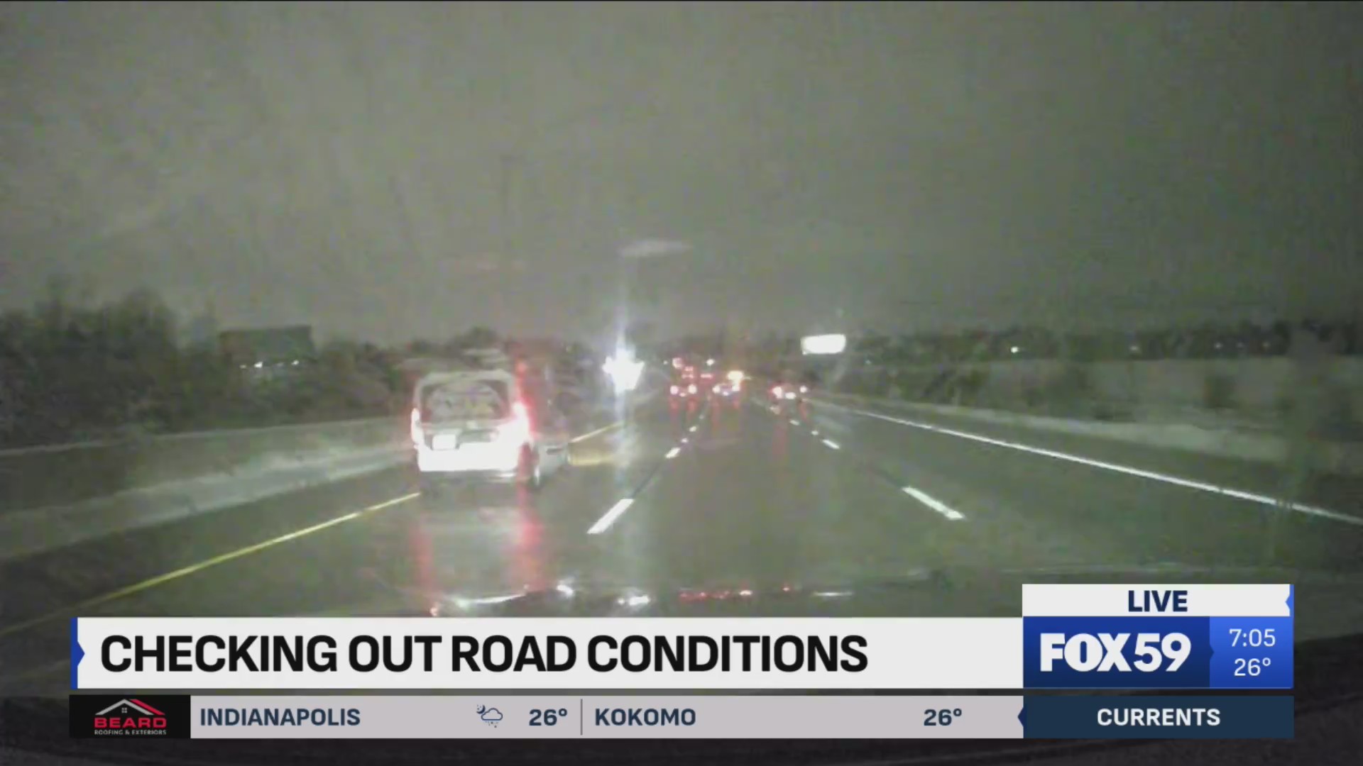 Drive cam: Morning road conditions for 1/11/25