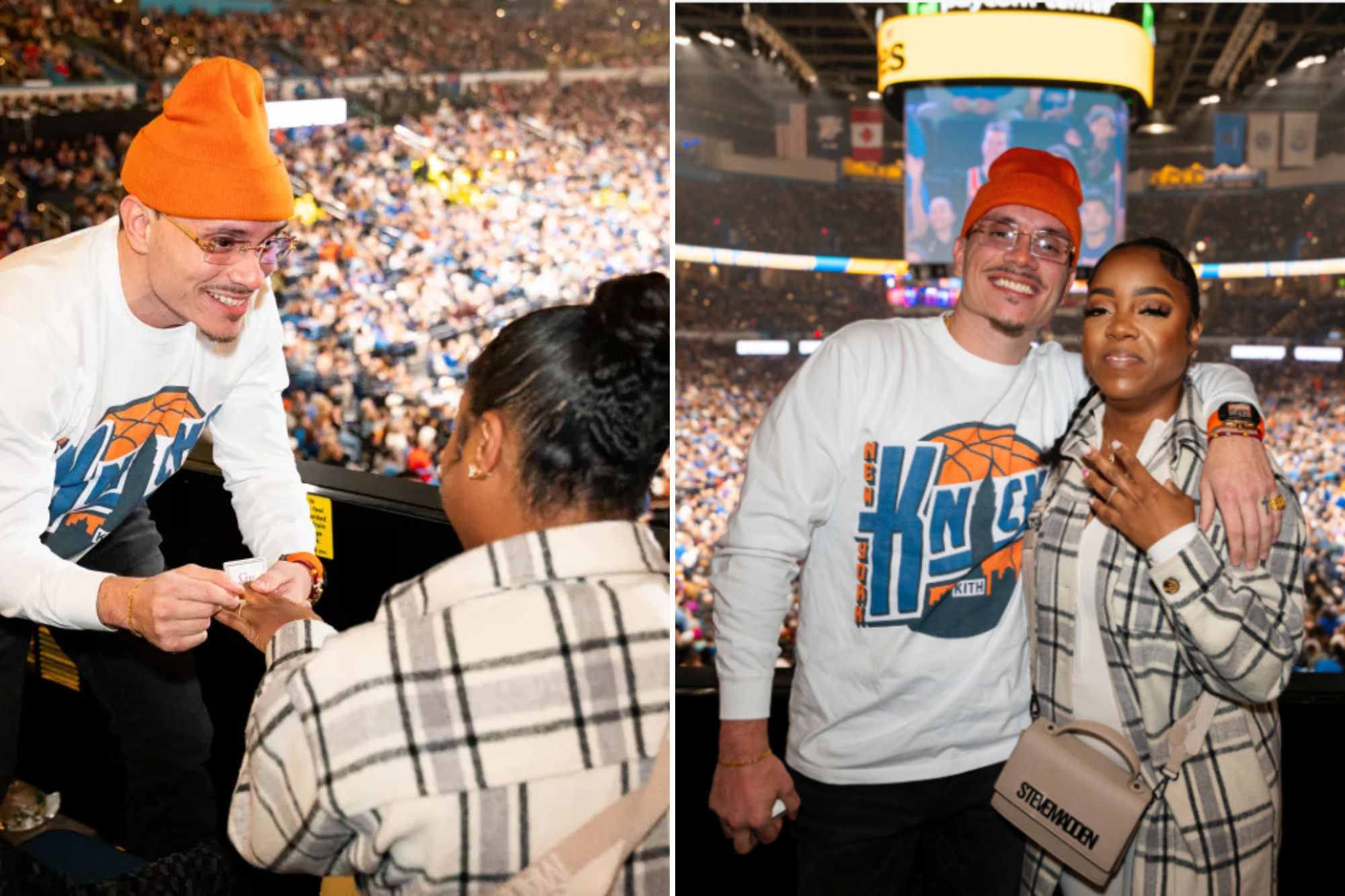 Knicks fan proposes to girlfriend at Thunder game in OKC: ‘I could have ...