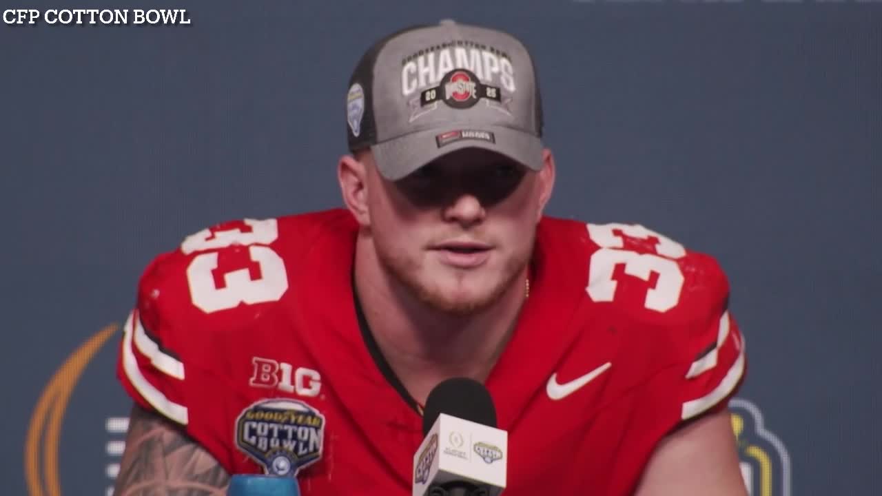 Ohio State’s Jack Sawyer describes his touchdown return to win the ...