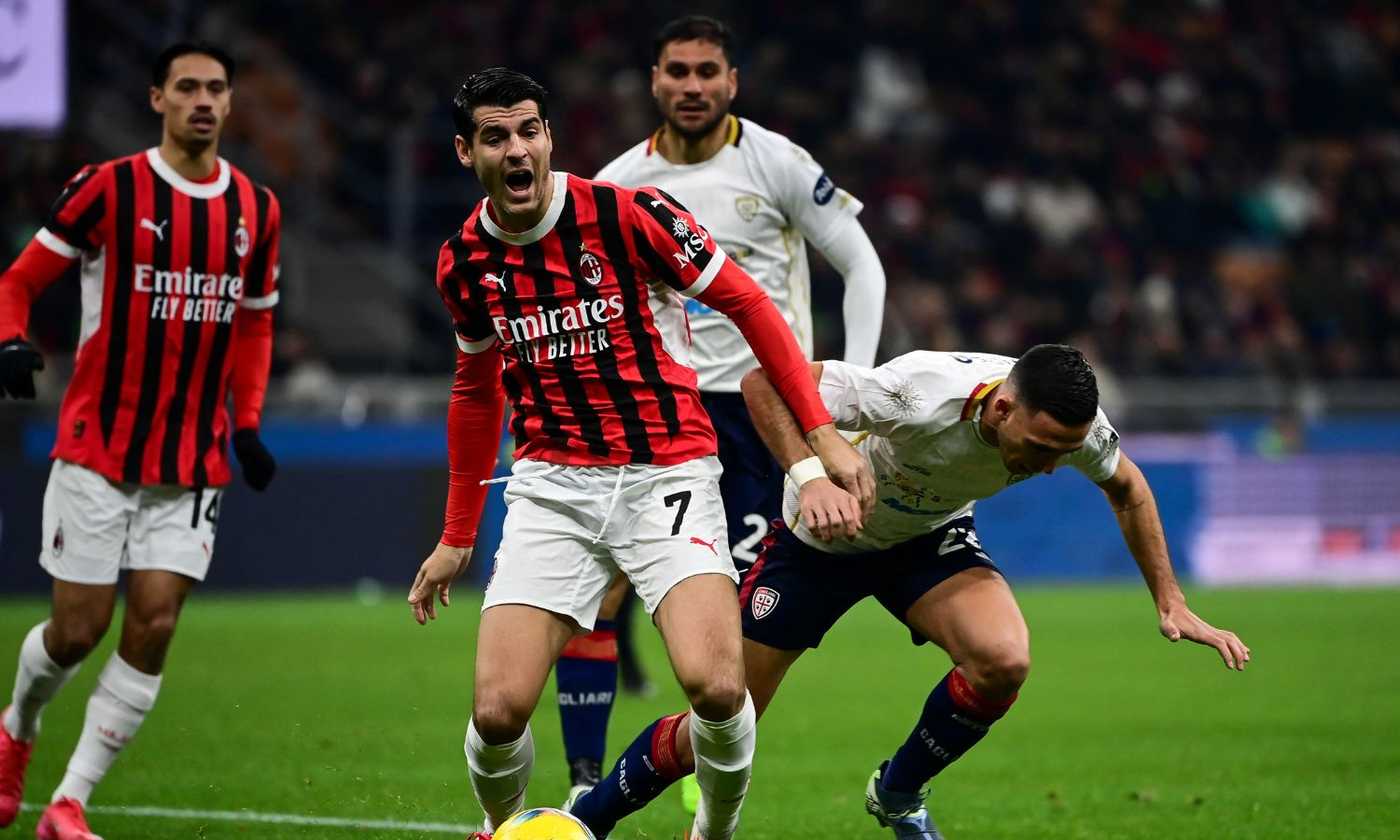 Milan-Cagliari, la MOVIOLA: chiesti 4 rigori, dubbi sul contatto ...