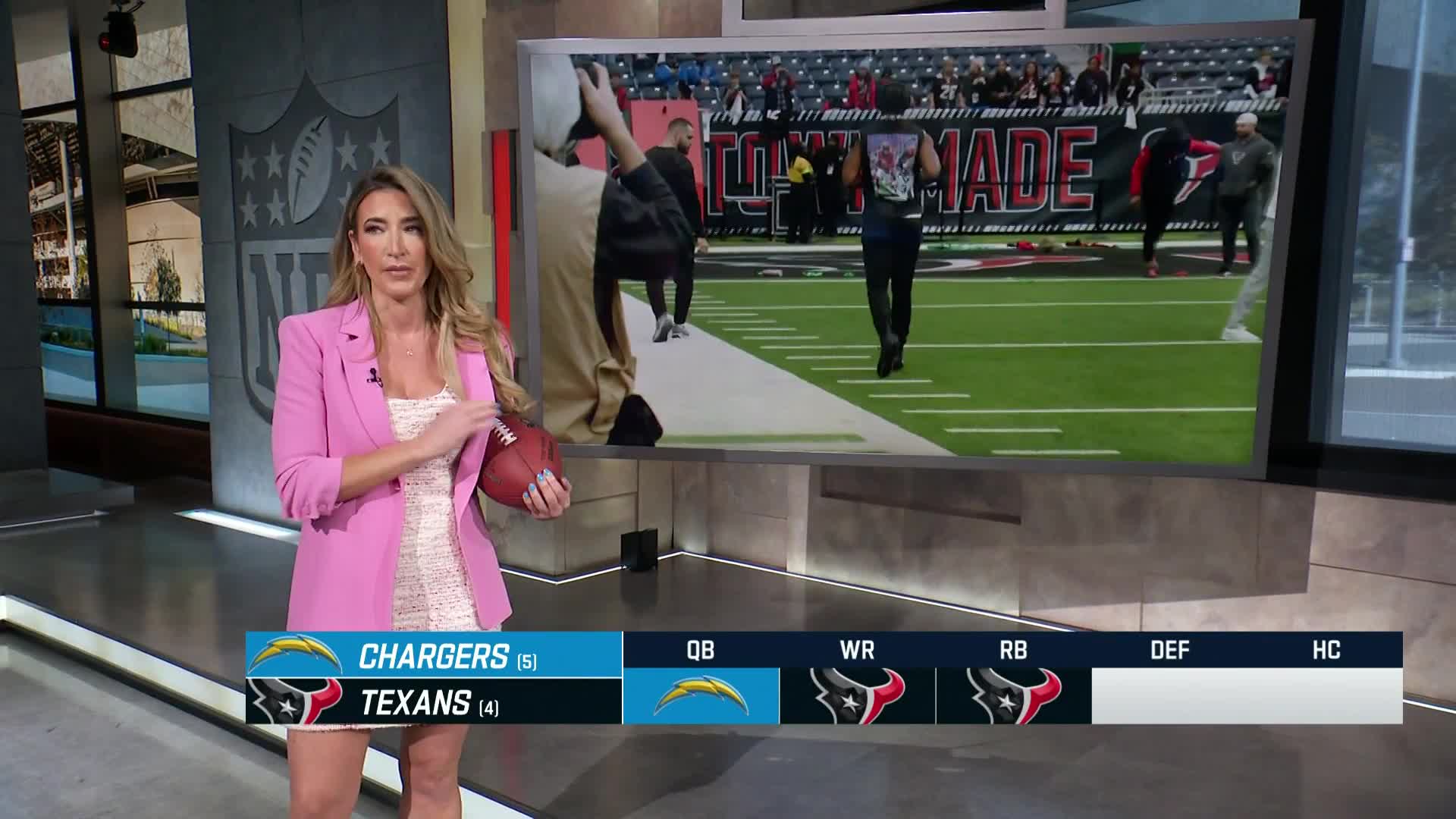 The 'NFL GameDay Morning' crew pick their positional winners for LA-HOU