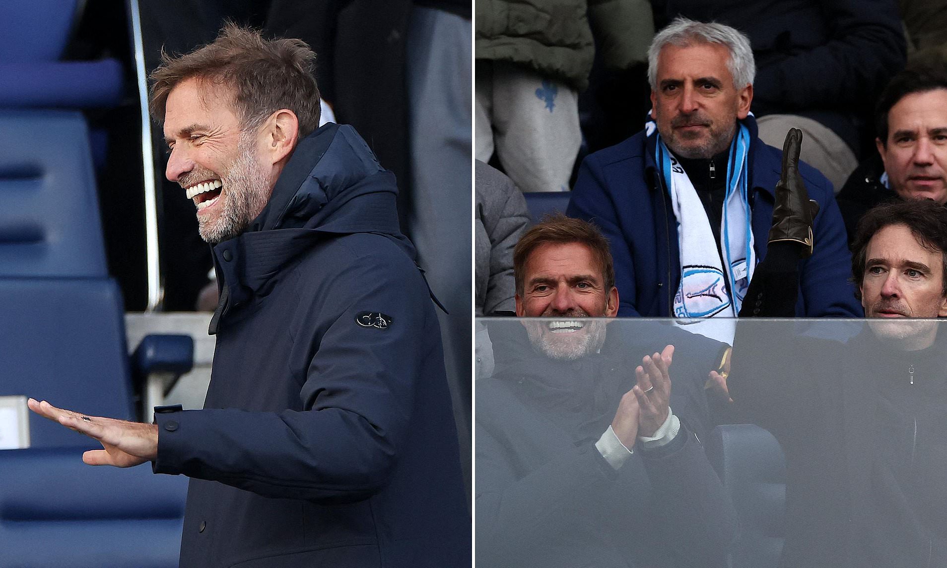 Jurgen Klopp is spotted attending first match in new role as Red Bull's ...