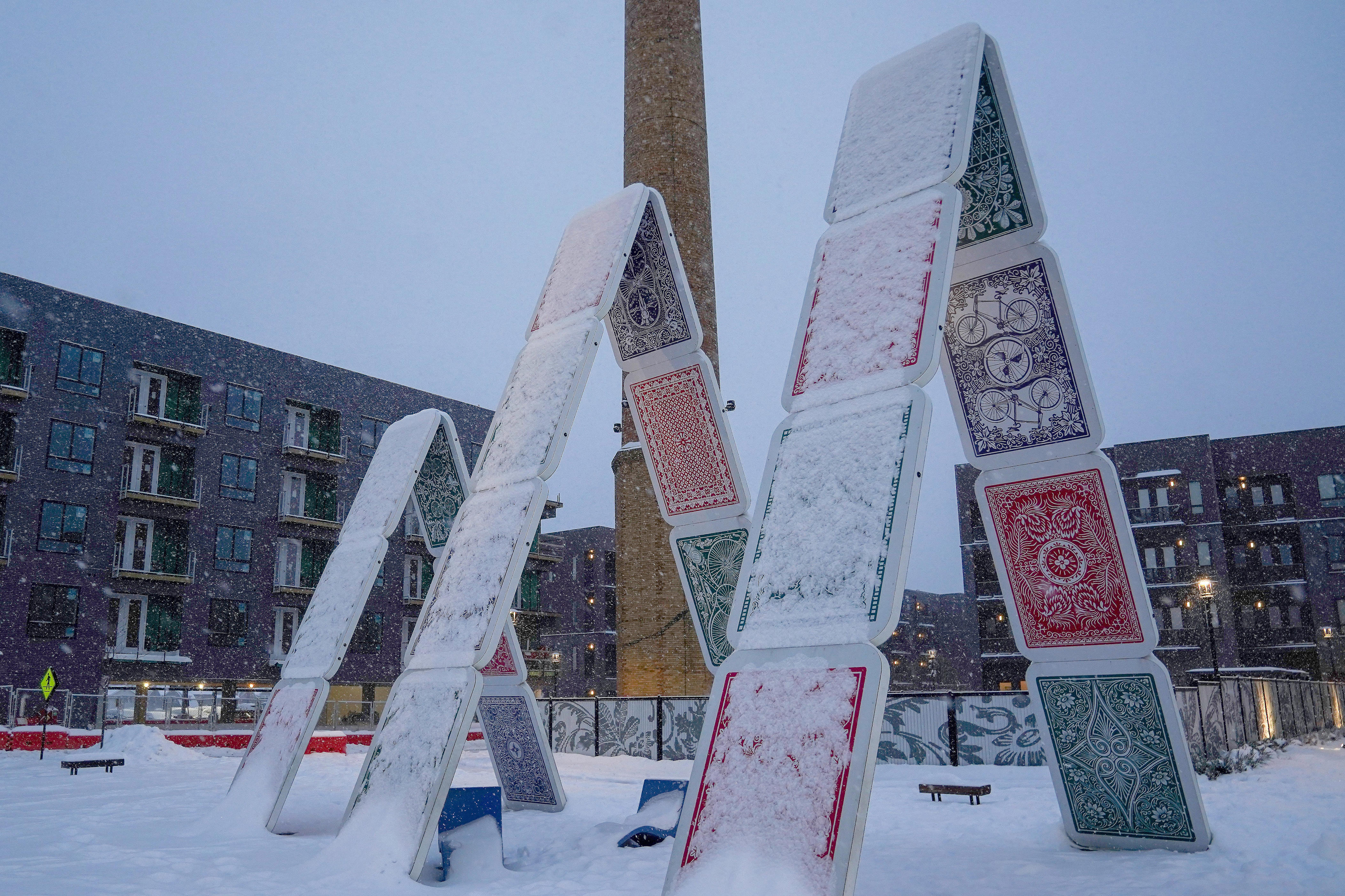 The snow has stopped. How much snow did Cincinnati get in the last 24 ...