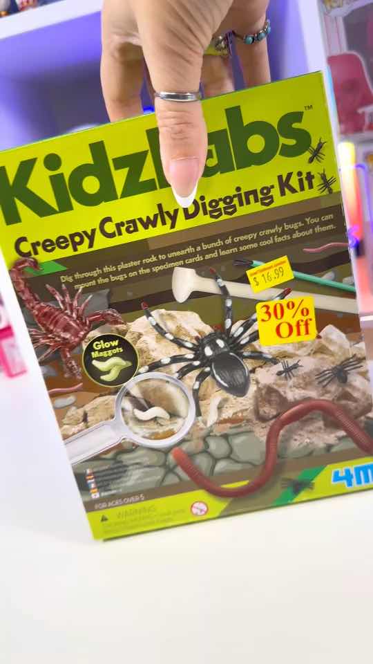 Kidzlabs Creepy Crawly Digging Kits #asmr #digging #insects