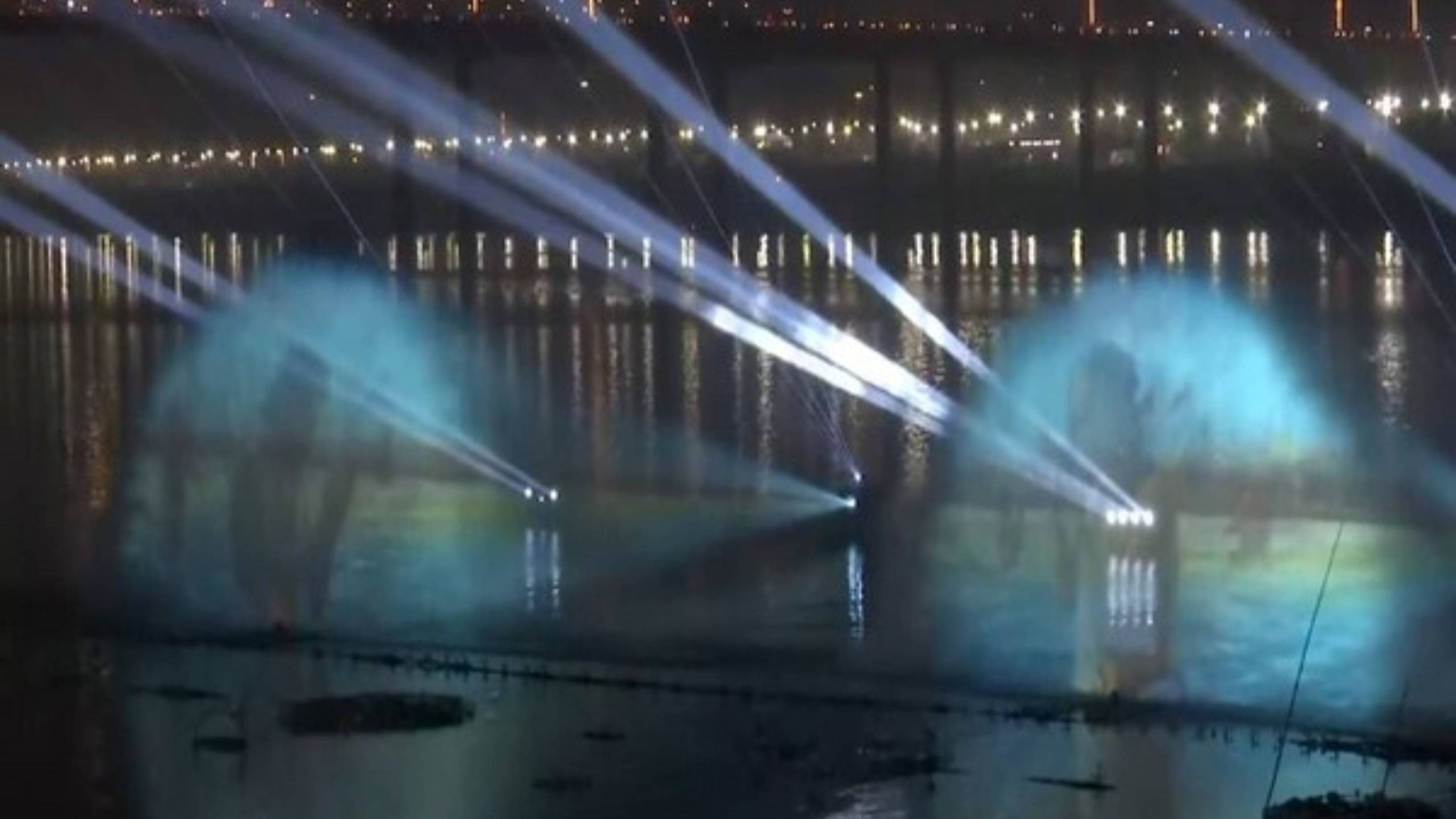 Maha Kumbh 2025: 45-Minute Water Laser Show Inaugurated at Yamuna Ghat ...