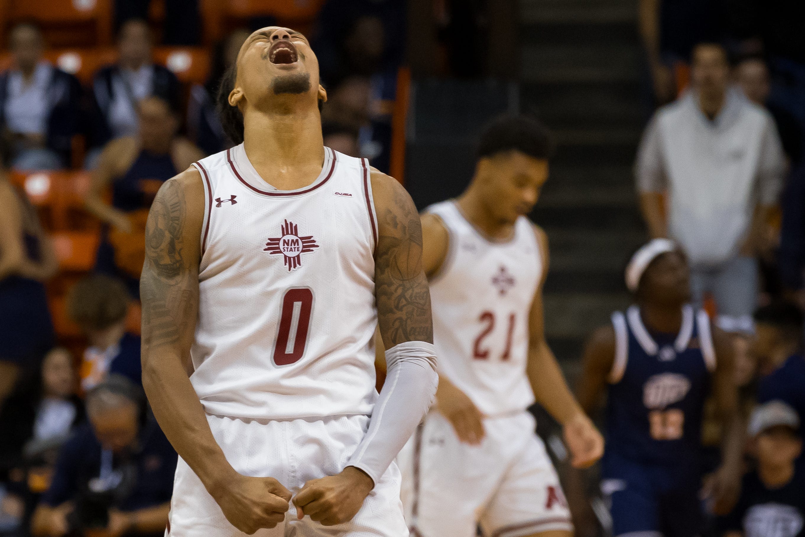 New Mexico State basketball: Aggies run UTEP off home floor in front of ...