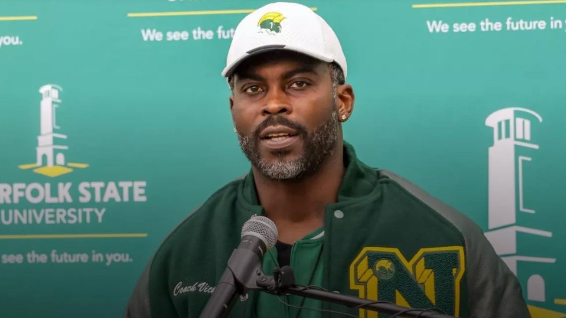 New NSU head coach Michael Vick