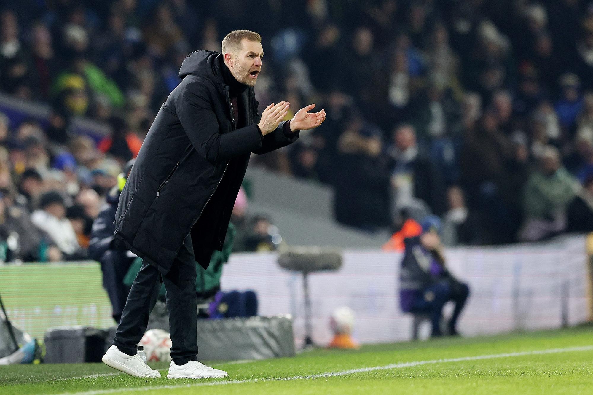 Harrogate Town boss disappointed at non-penalty award at Leeds United ...