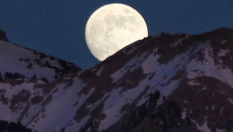 First supermoon of 2026 brings wolf moon to night sky