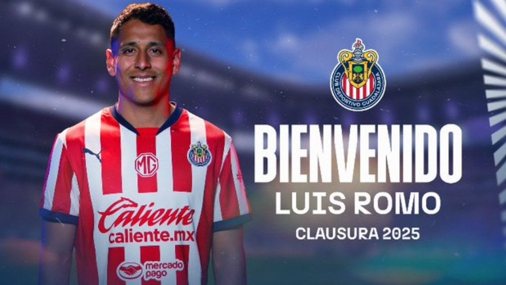 ¡Oficial! Chivas presenta a Luis Romo como refuerzo para el Clausura 2024