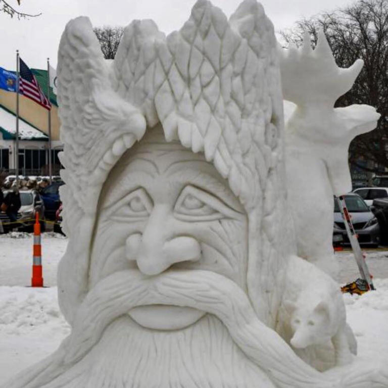World Snow Sculpting Championship in Stillwater