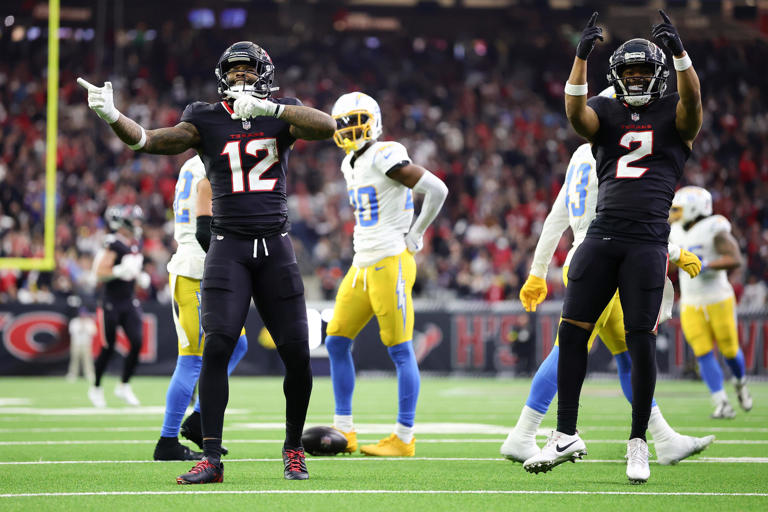 Texans shake off sluggish start, storm past Chargers for NFL wild-card ...