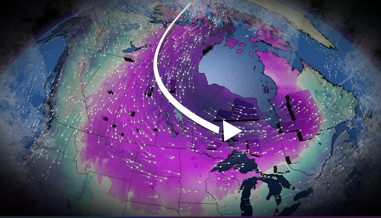 Arctic air onslaught coming to a Canadian city near you