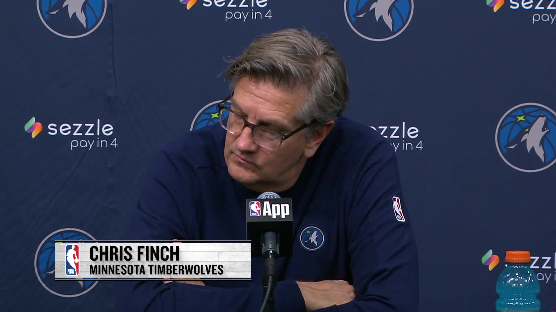 MEM 127, MIN 125: Timberwolves Coach Chris Finch's Postgame Media ...