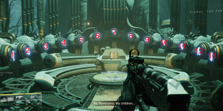 Destiny 2: All ‘Kell’s Fall’ Organ Puzzle Codes