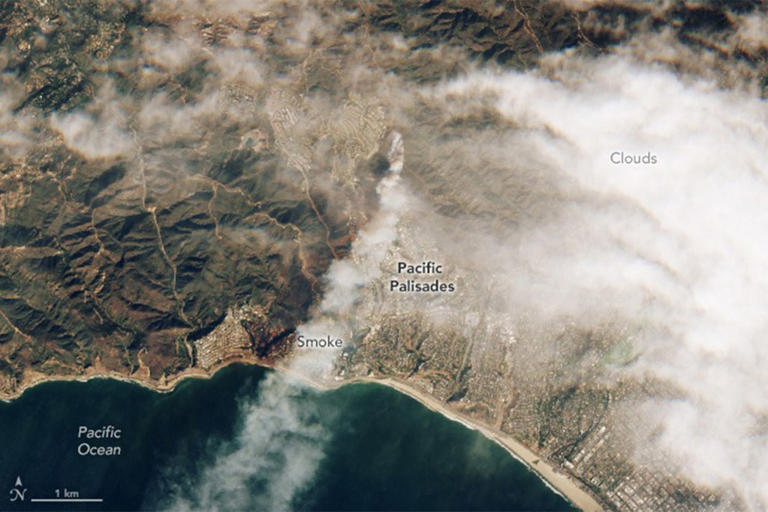Smoke From La Wildfires Is Visible From Space In Grim Satellite Images