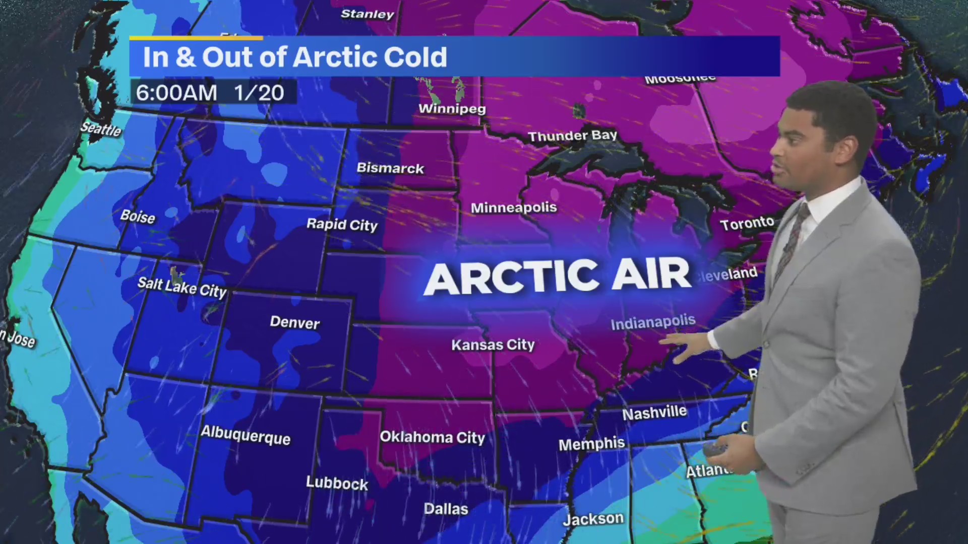 Big temperature swings this week