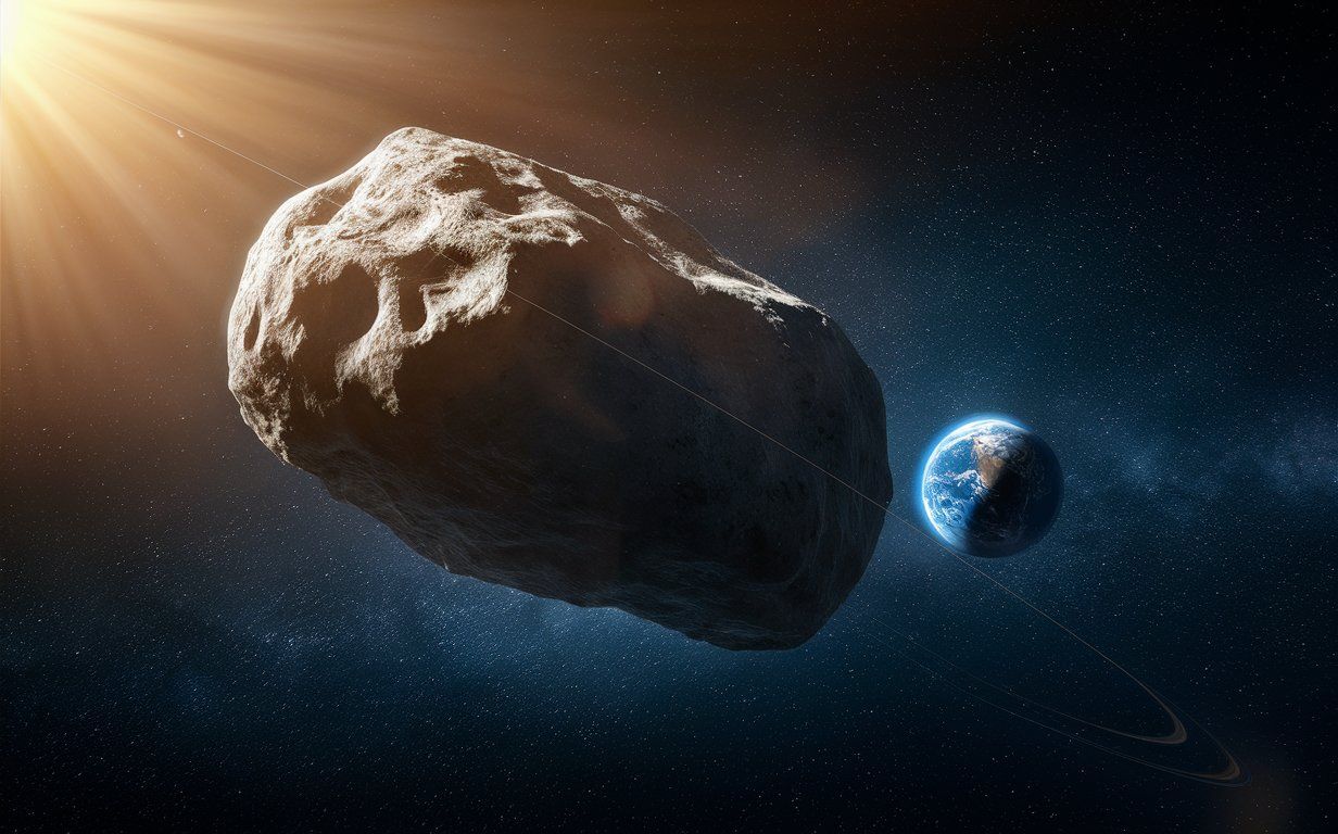 A huge near-Earth asteroid is visiting us, observable tonight 🔭