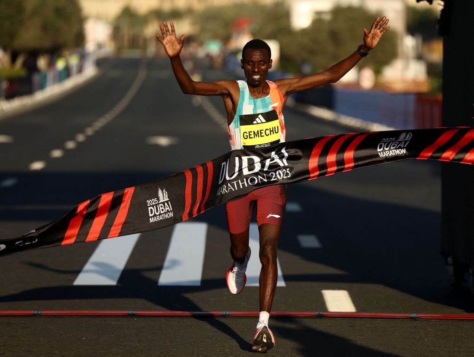Ethiopian debutant Bute Gemechu wins Dubai Marathon