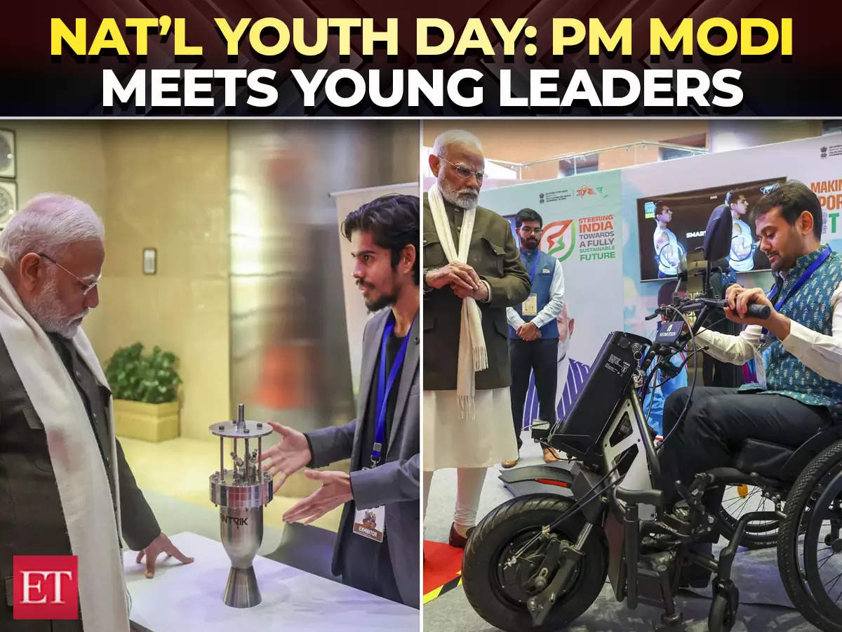 PM Modi attends Viksit Bharat Young Leaders Dialogue 2025; interacts ...
