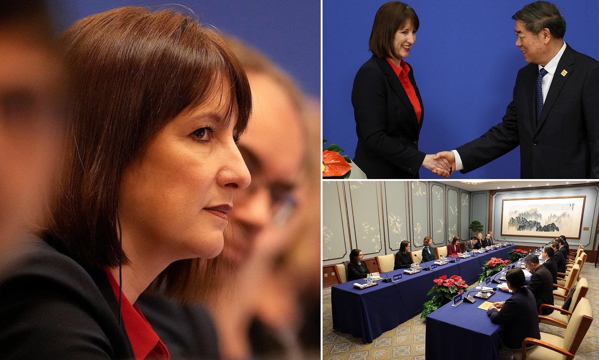 Rachel Reeves 'makes Britain a laughing stock' with China trip