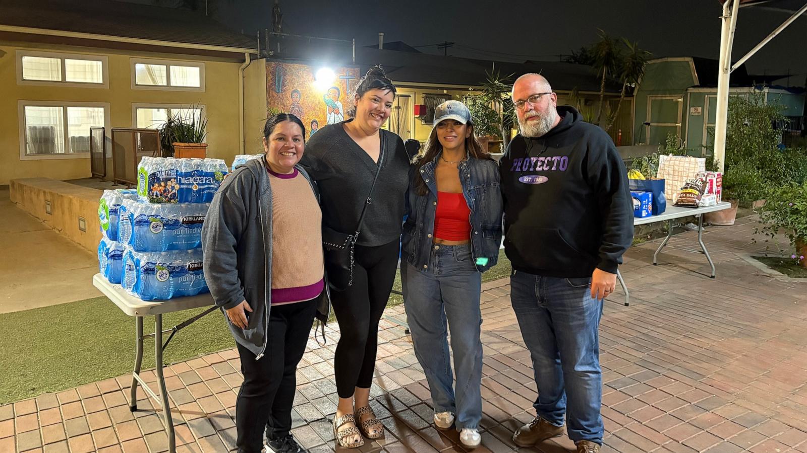 How Los Angeles' Latino community is helping support fire victims