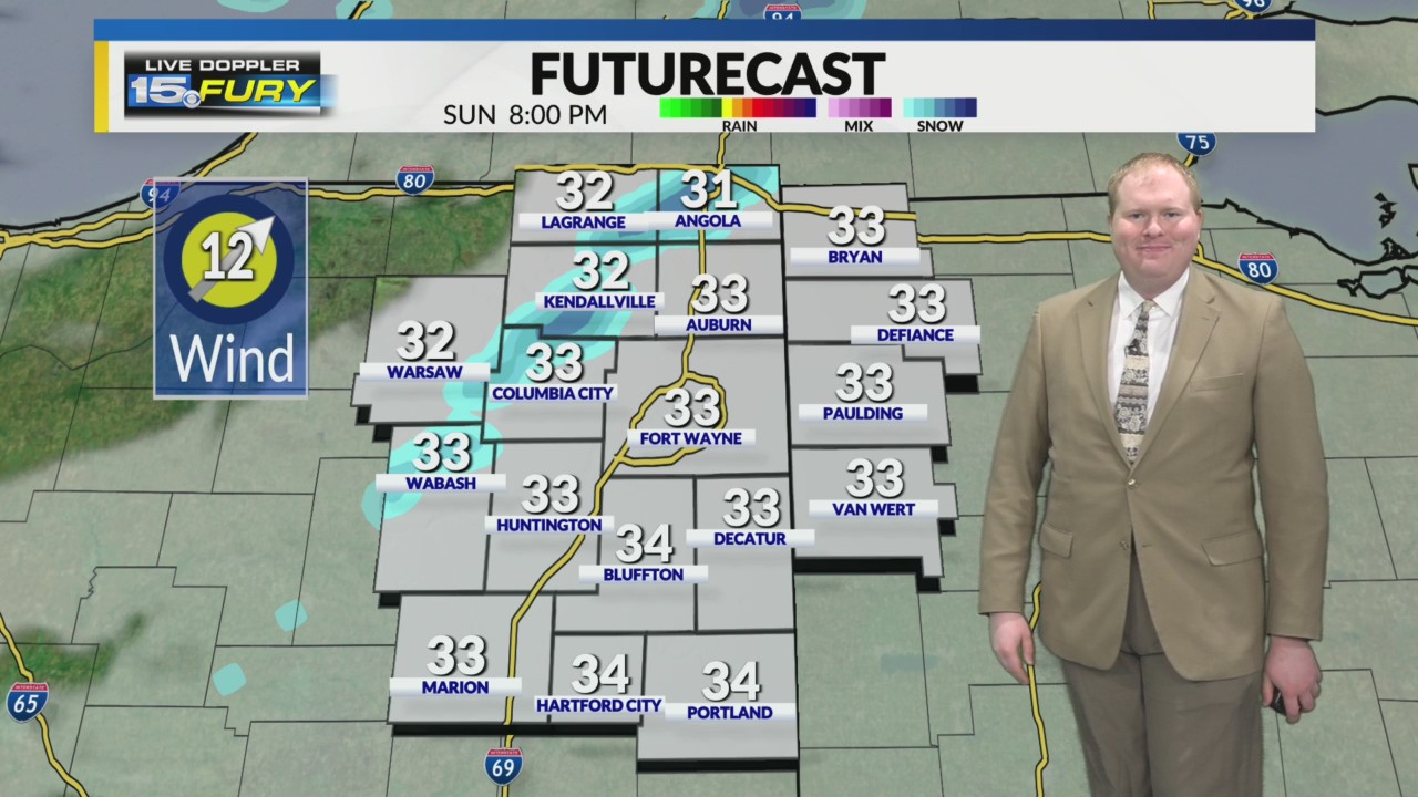 Arctic cold front arrives Sunday night