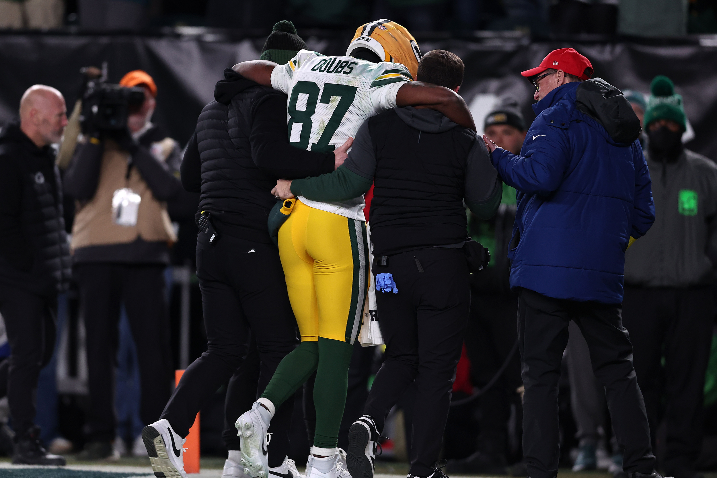 Packers lose their top two WRs to injury against Eagles