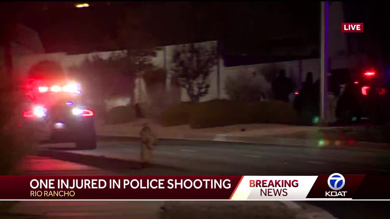 One person injured after a shooting involving Rio Rancho police