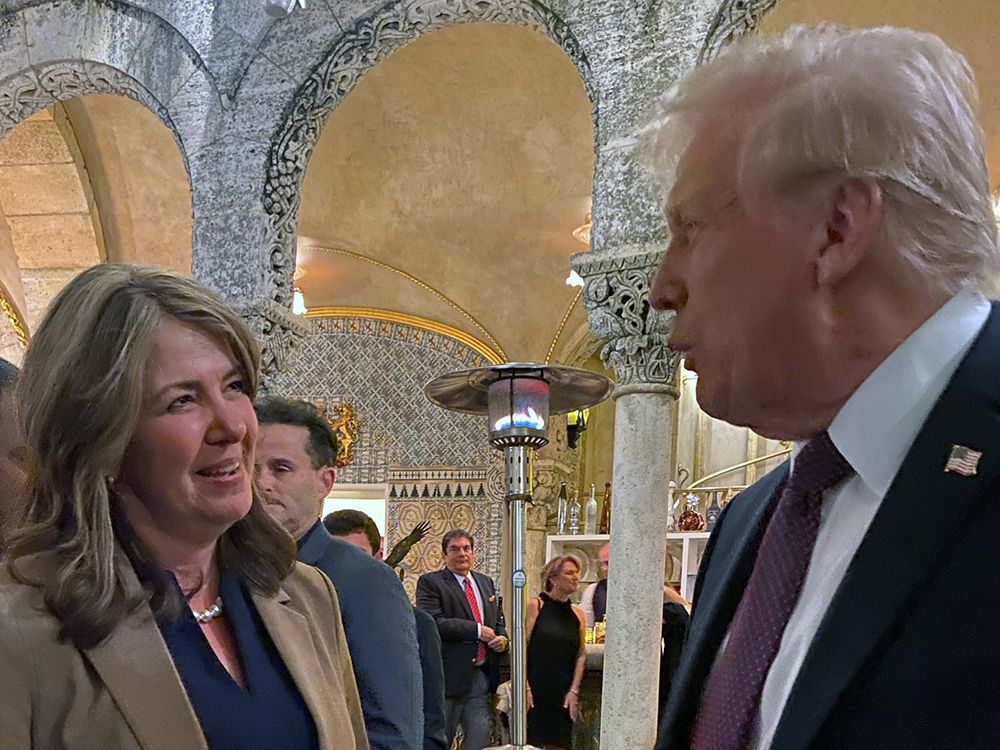 Alberta Premier Danielle Smith visits Trump in Mar-a-Lago