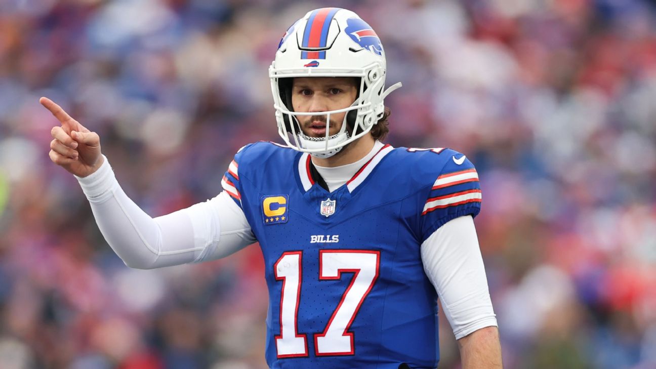 Josh Allen's fourth-down TD pass to Johnson extends Bills' lead