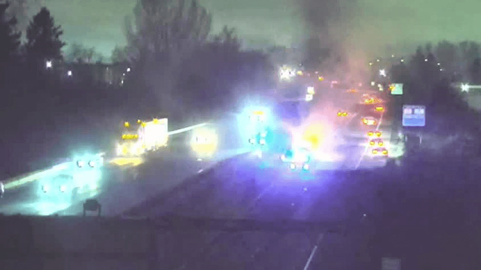 Wrong-way driver causes fiery 3-car crash on SR 167, seriously injuring 1