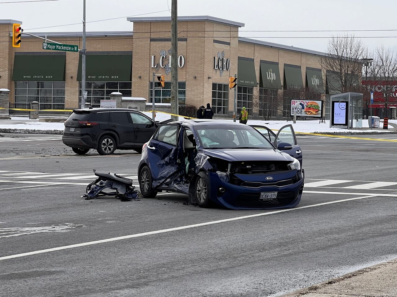 Elderly woman dead after crash in Vaughan, police say