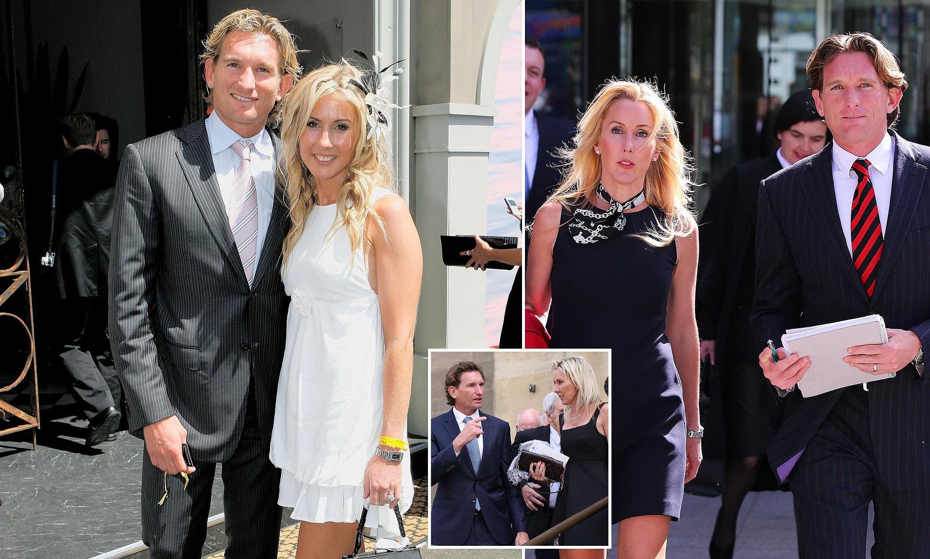 Footy legend James Hird splits from his wife Tania after 27 years of ...