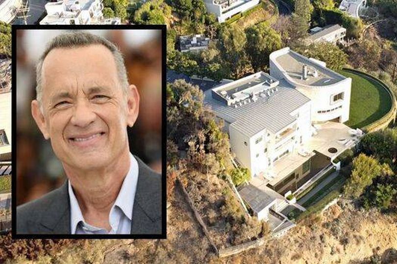 Heartstopping photos show just how close Tom Hanks' $26M home was to LA ...