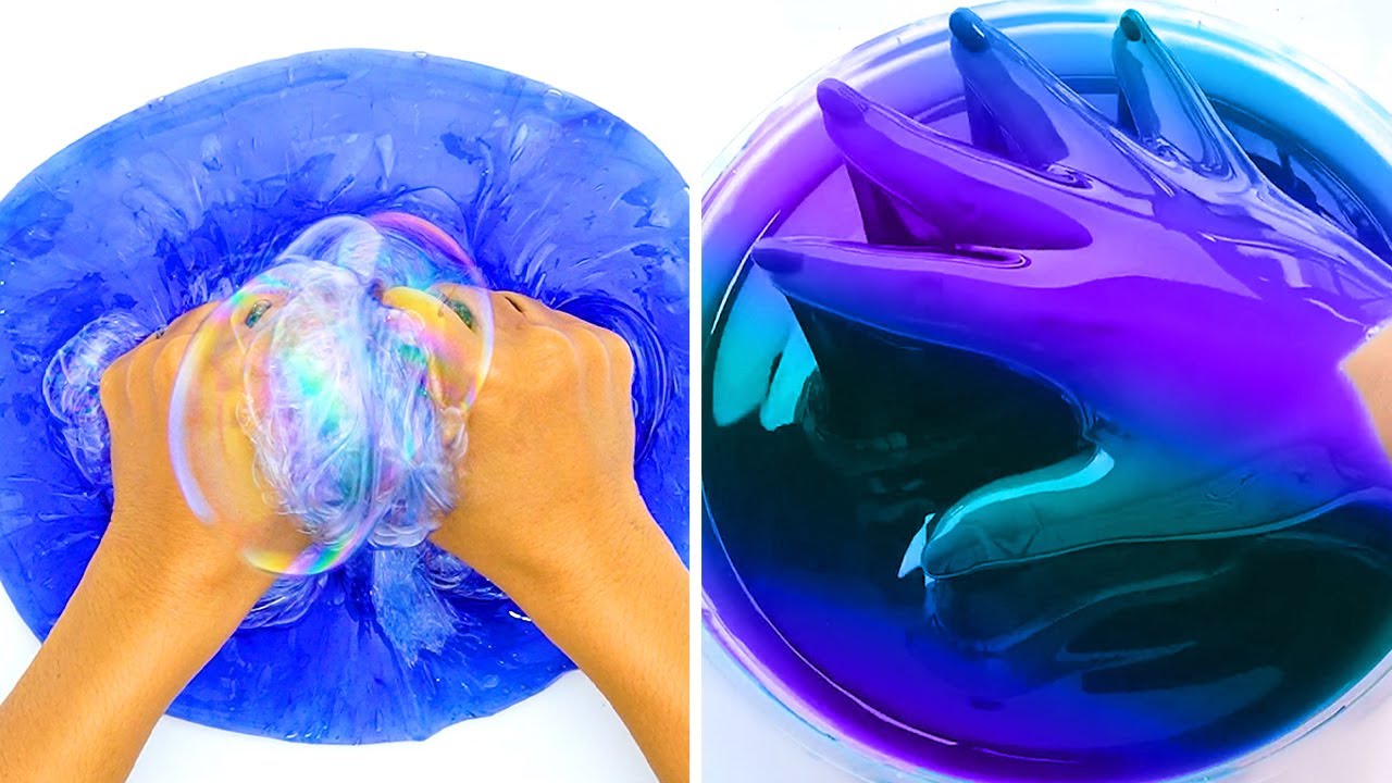 Colorful Calm: A Satisfying ASMR Slime Experience