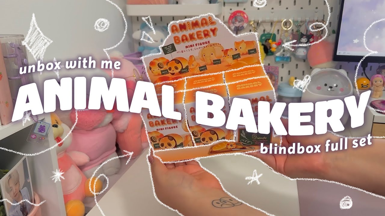 unbox animal bakery from the creators of sonny angel bread blindbox