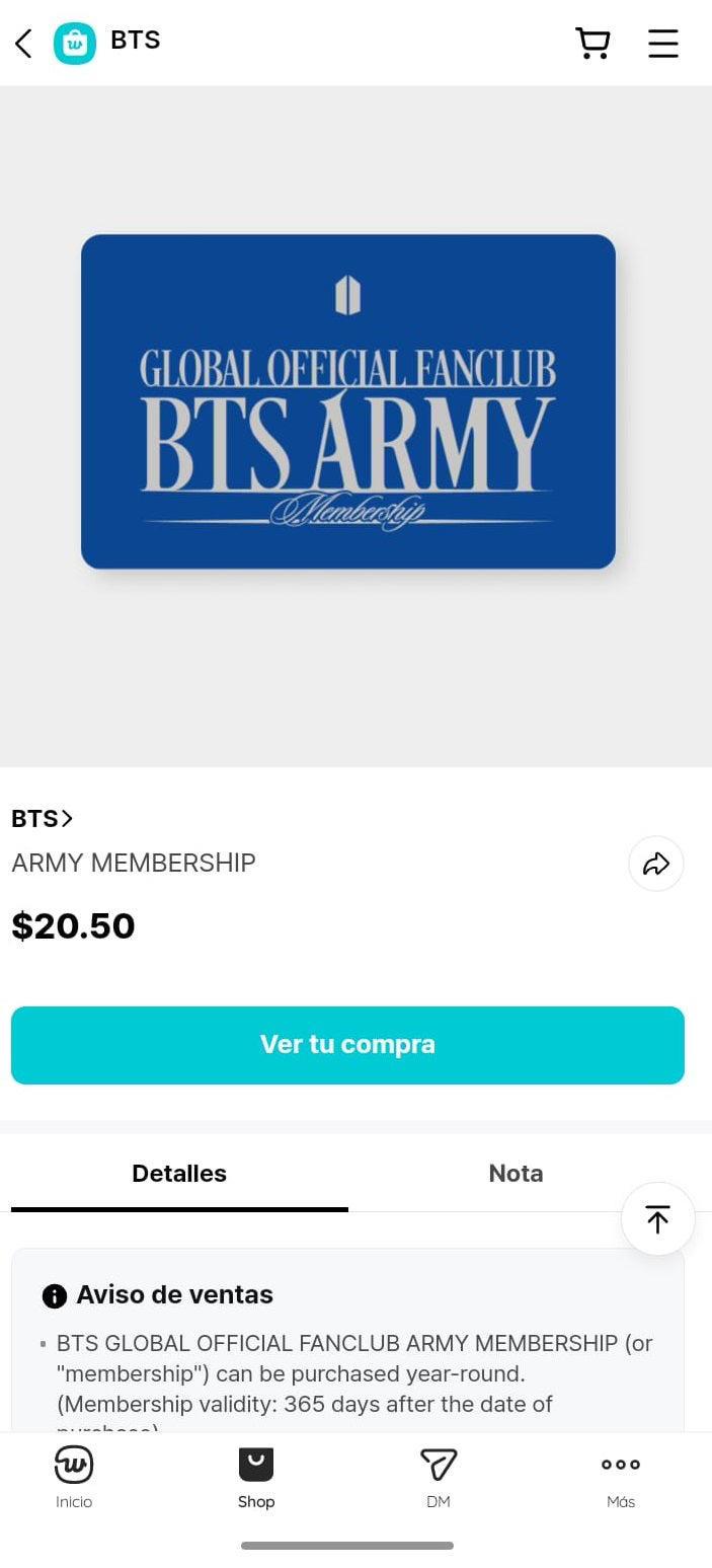 ARMY Membership: qué es, precio y beneficios; ¿te ayuda a comprar ...