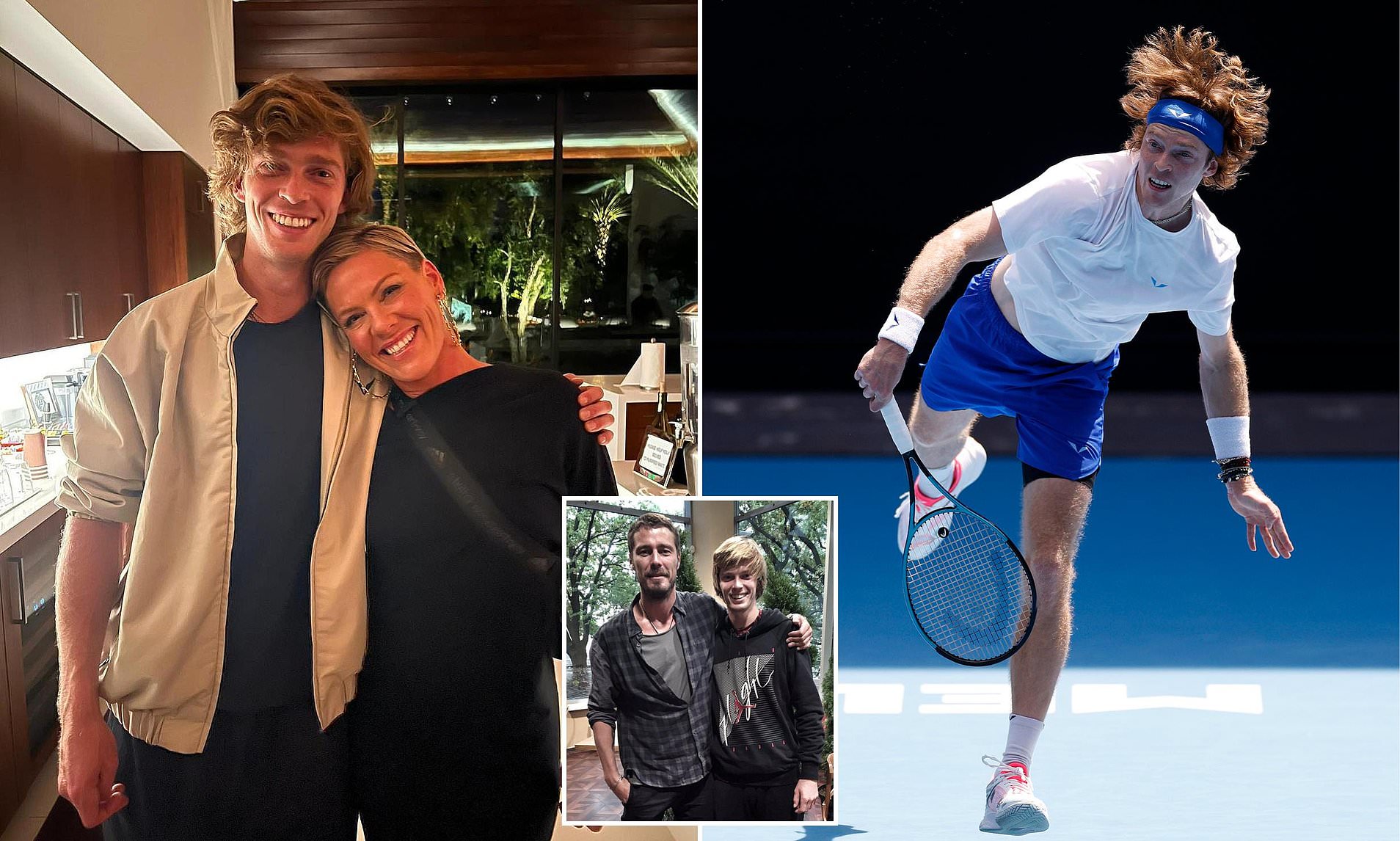 Australian Open title contender Andrey Rublev reveals how a tennis ...