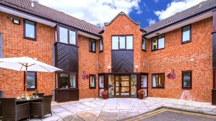 Care home is proud to be pit stop for emergency services