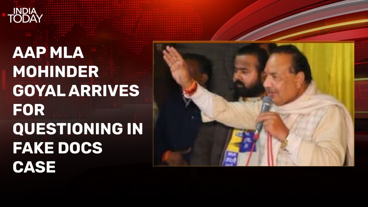 AAP MLA Mohinder Goyal to be questioned in fake documents case