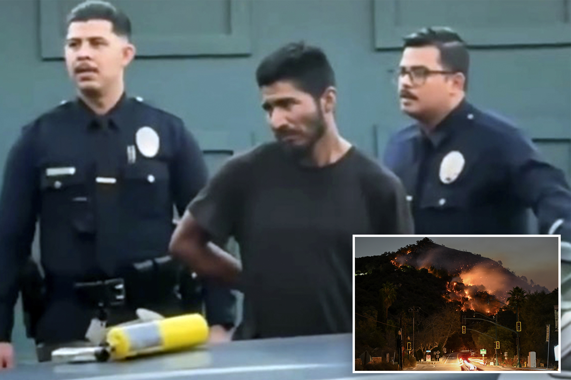 Suspect arrested with ‘flamethrower’ near LA Fire is an illegal ...