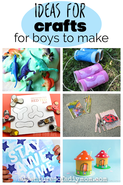 45+ Crafts for Boys (EASY Creative Ideas!)
